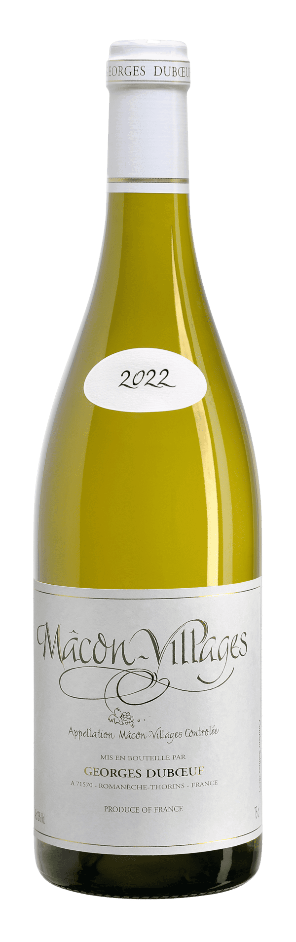 Vin Mâcon-Villages Blanc 2022 Coupe Perraton